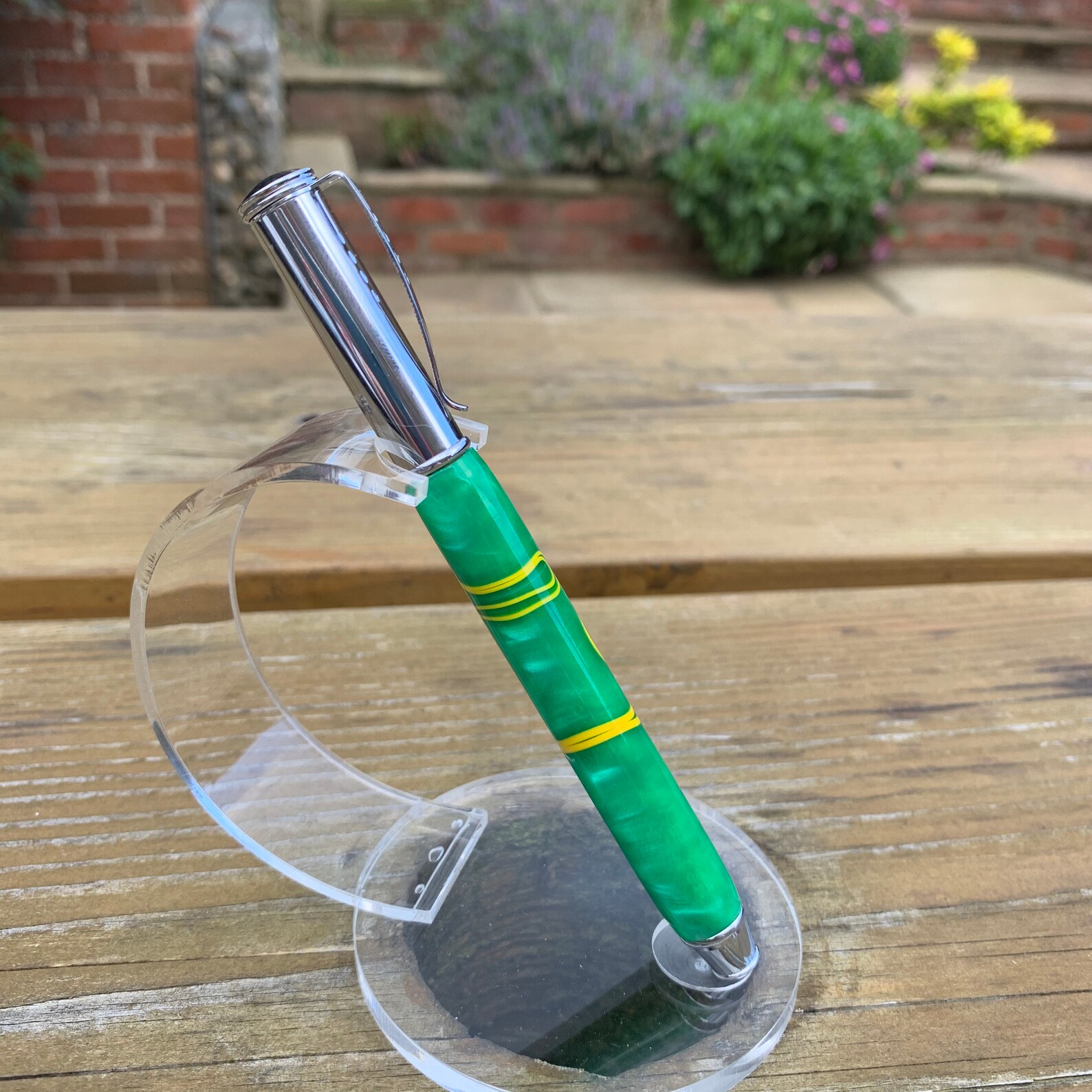 Handmade Pen. Bright Green Luxury Rollerball Pen. - Etsy