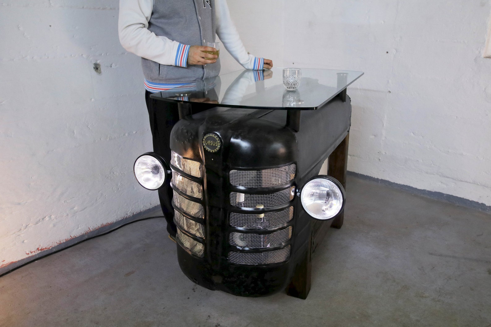 Industrial Bar Table From Old Tractor - Etsy
