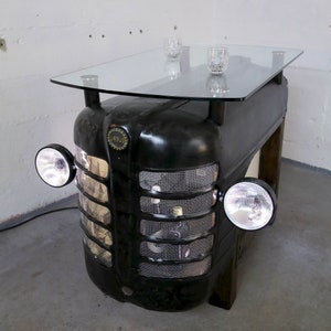 Industrial Bar Table From Old Tractor - Etsy