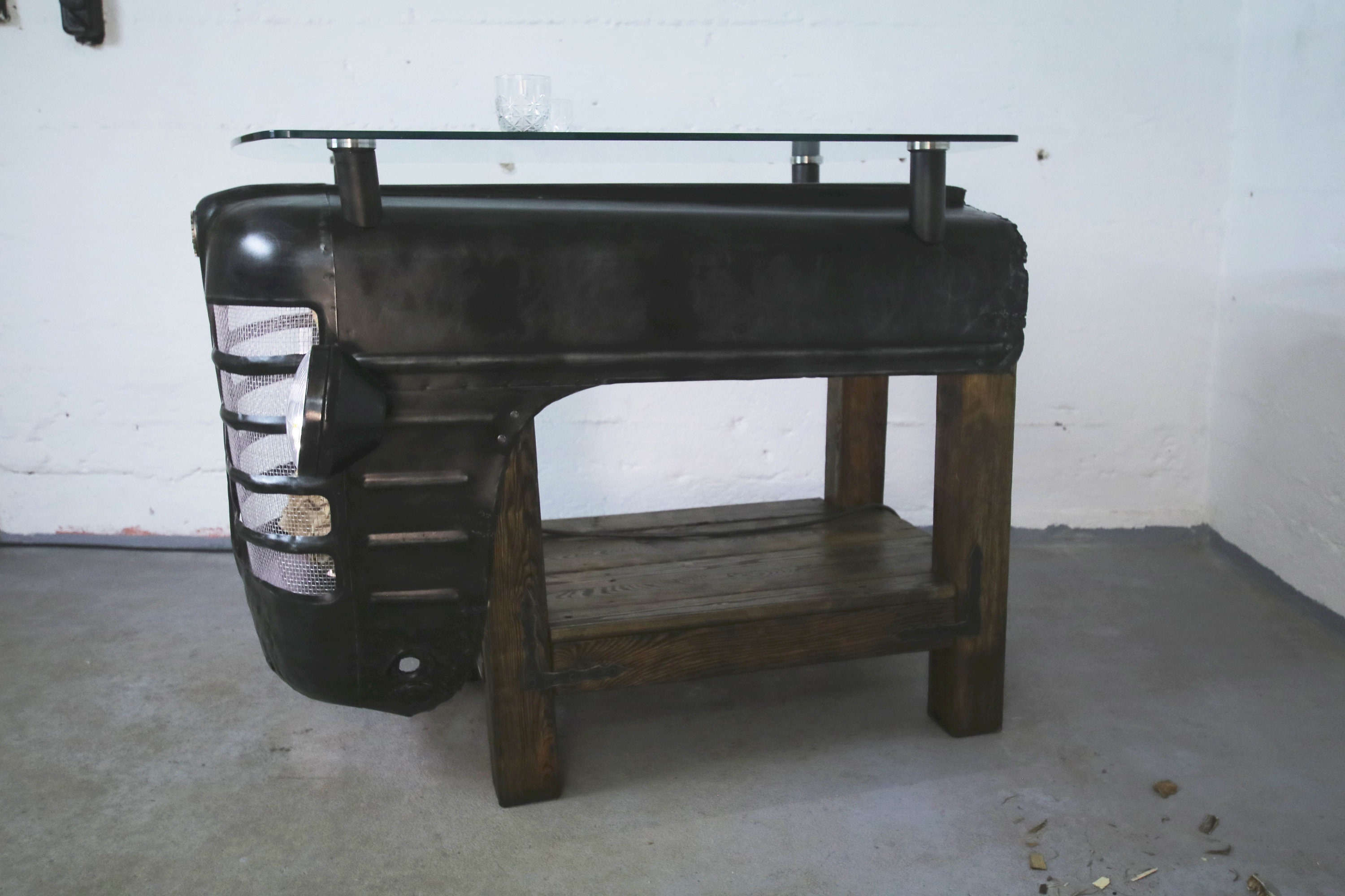Industrial Bar Table From Old Tractor - Etsy