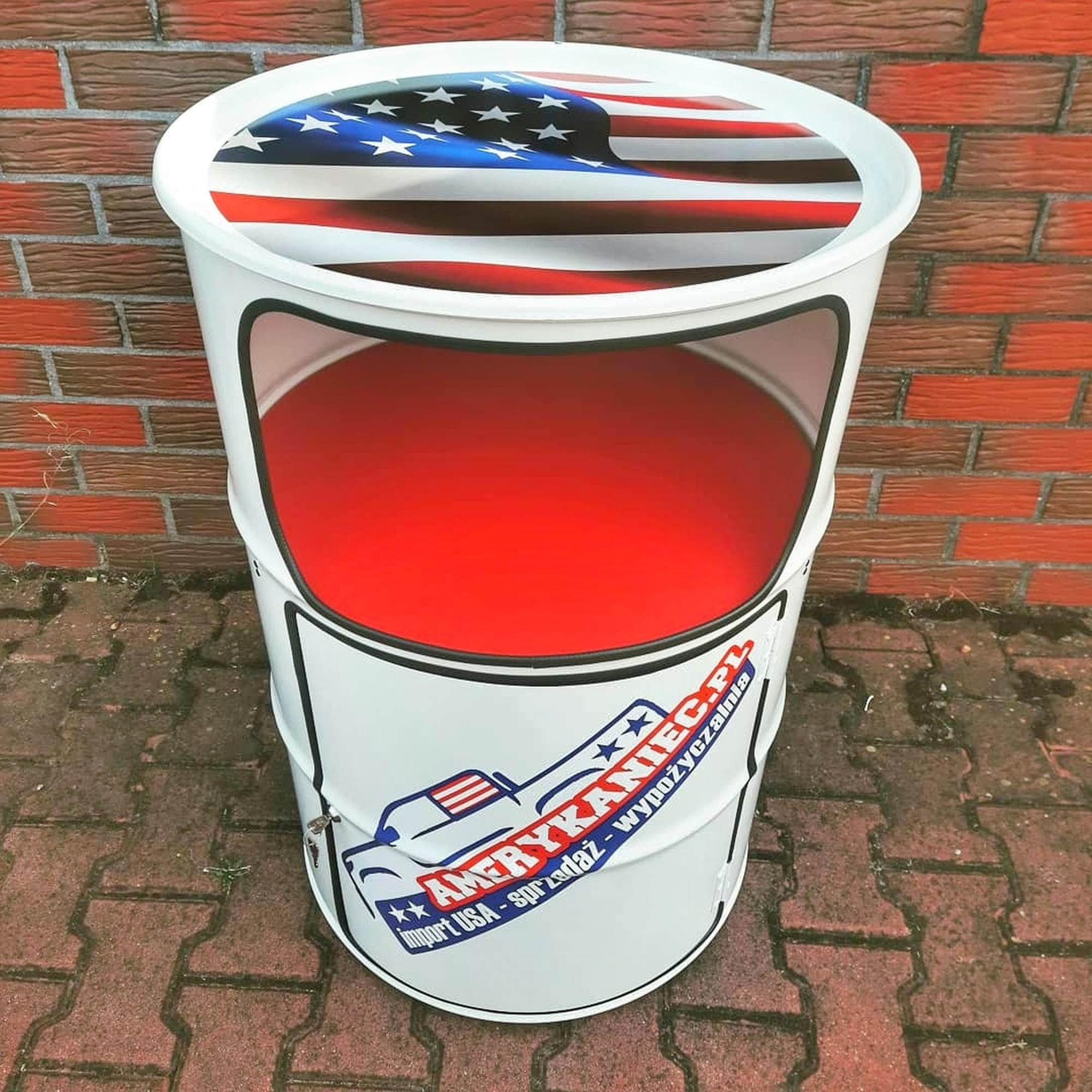 Bar Cabinet / Locker Made Form Oil Barrel - Etsy