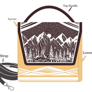 Handmade Genuine Leather Crossbody Handbag: Capacious Tote & Briefcase ...