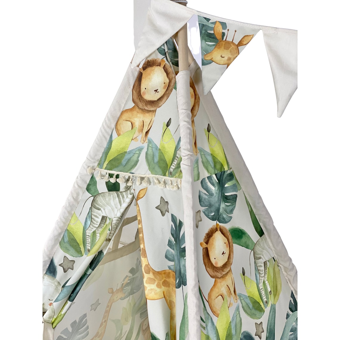 Teepee Cover Safari Theme Kids Tent Cover Safari Cover for - Etsy