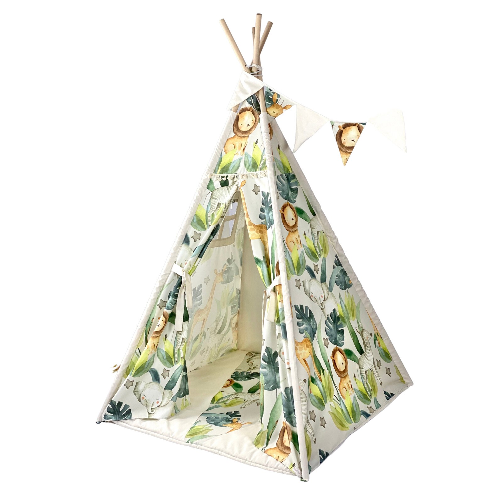 Teepee Cover Safari Theme Kids Tent Cover Safari Cover for - Etsy