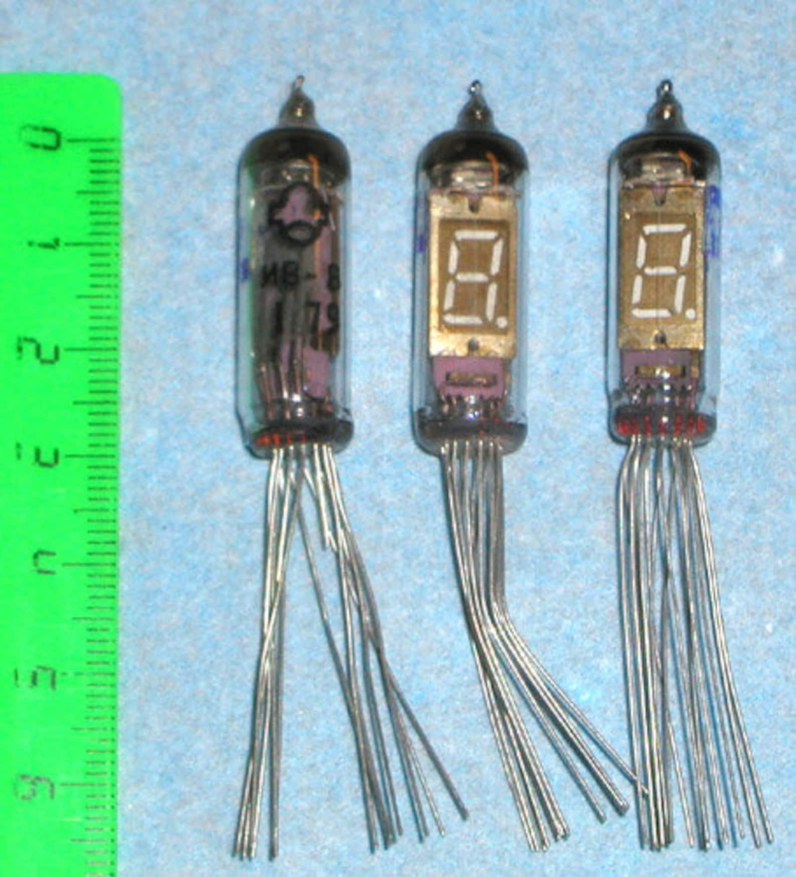 Lot of 30 Pcs IV-8 (ИВ-8) VFD Nixie Tubes for Clock, New, Tested 100% ...