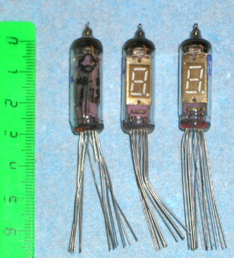 Lot of 30 Pcs IV-8 (ИВ-8) VFD Nixie Tubes for Clock, New, Tested 100% ...