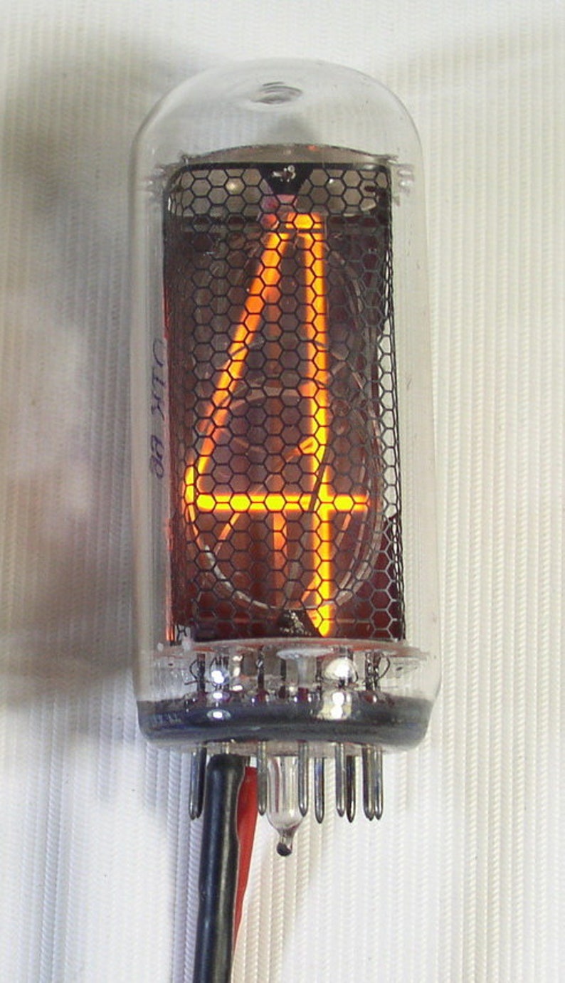 Lot of 1 Pc IN-18 (ИН-18) Large Nixie Tube for Clock, New, Tested 100% ...