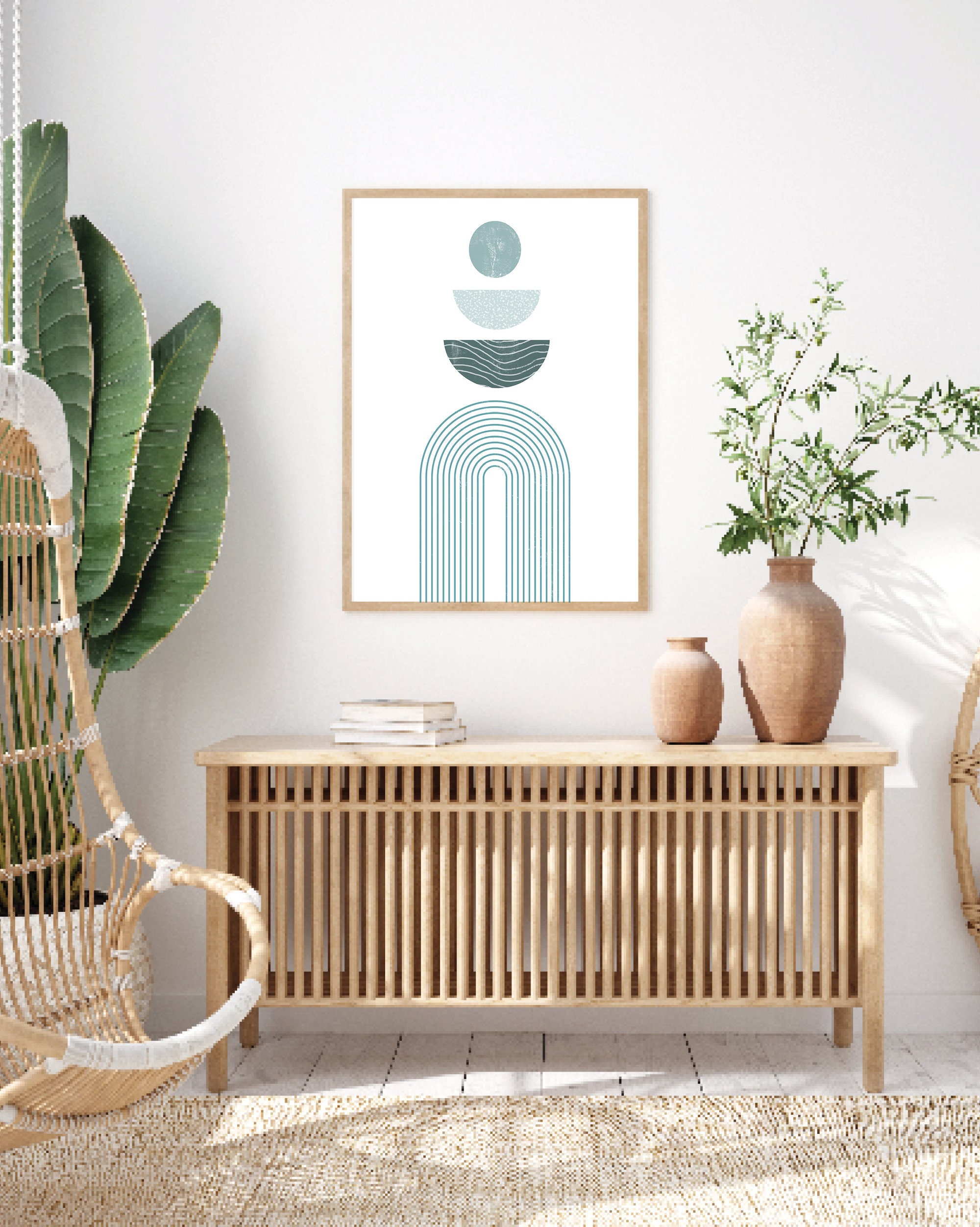 Abstract Art Prints, Gallery Wall Set of 5 Prints, Printable Wall Art ...