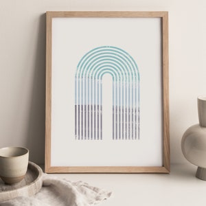 Boho Rainbow Print, Printable Wall Art, Boho Art Print, Boho Nursery ...