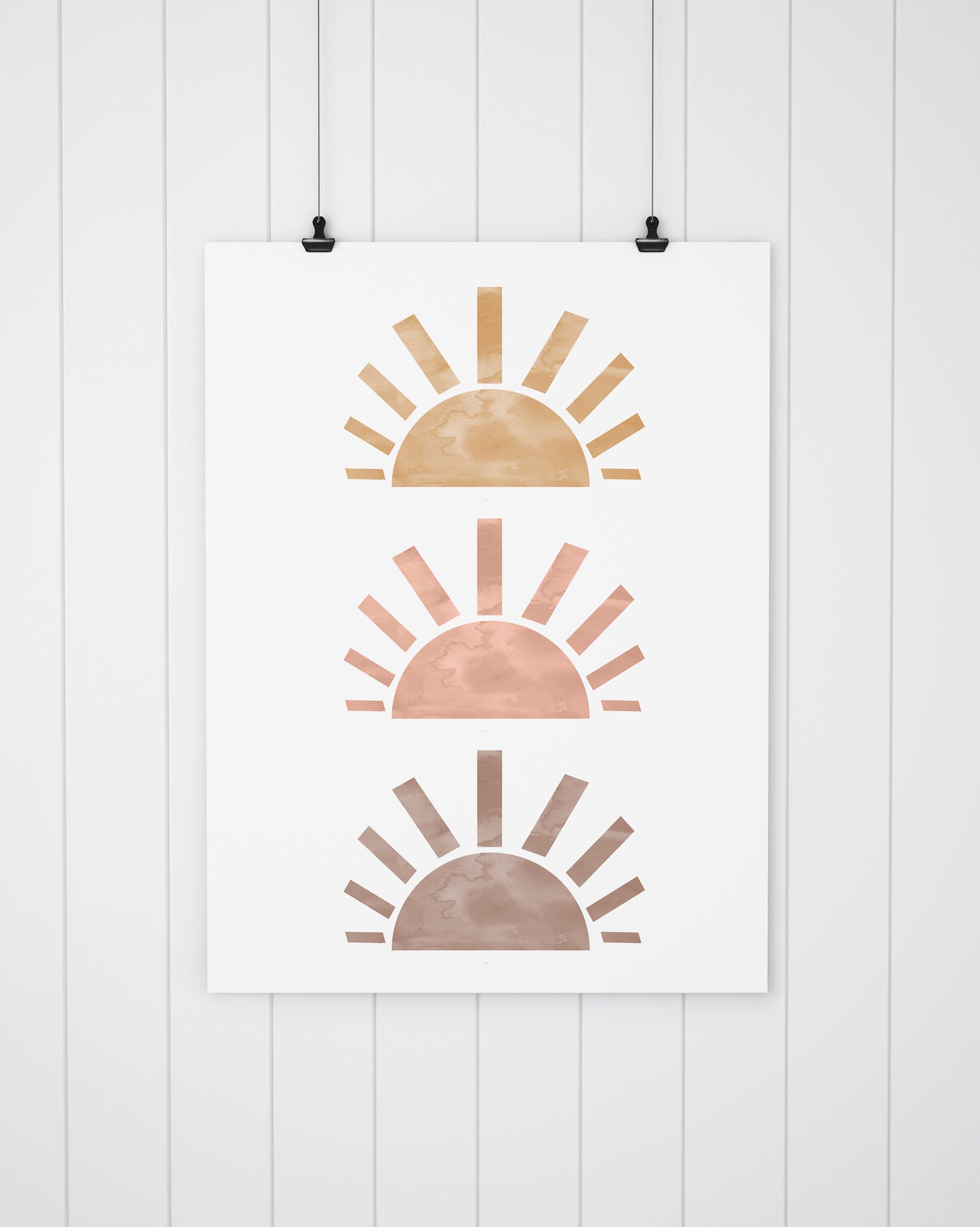 Abstract Sun Printable Wall Art Digital Print Neutral Wall Art Boho ...