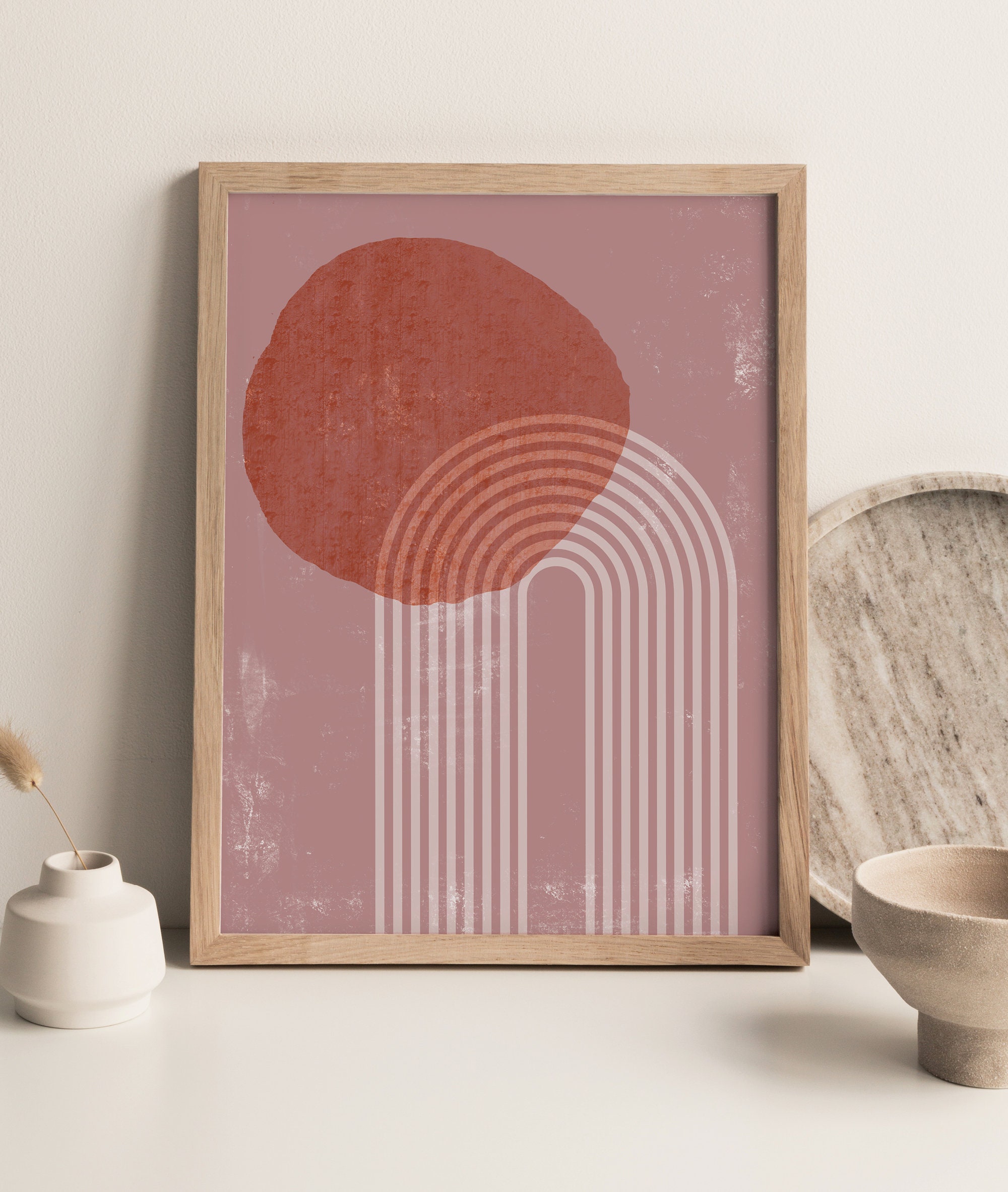 Boho Home Decor, Printable Wall Art, Boho Art Print, Rainbow Nursery ...
