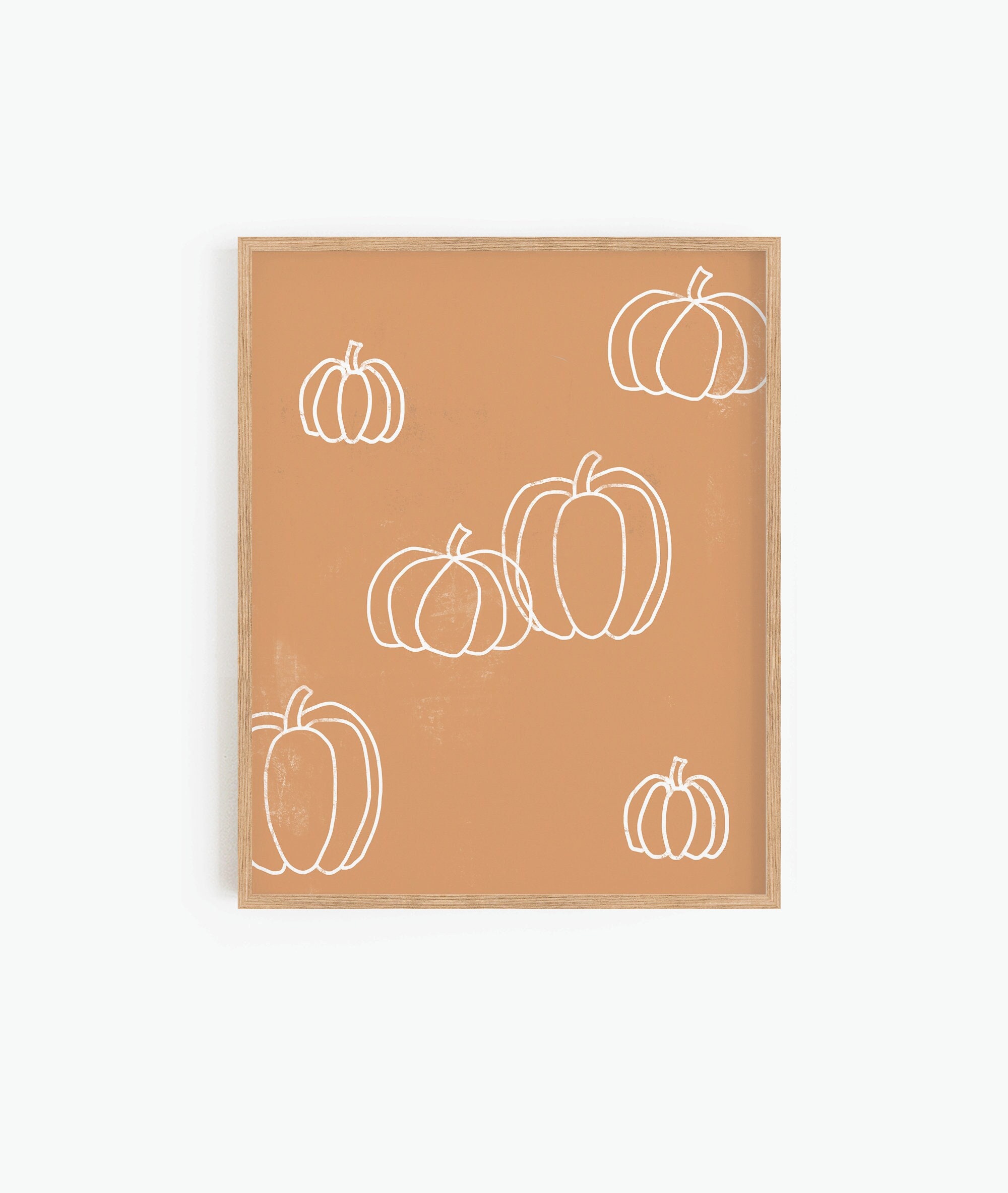 Pumpkin Decor, Printable Wall Art, Boho Wall Decor, Autumn Art, Fall ...