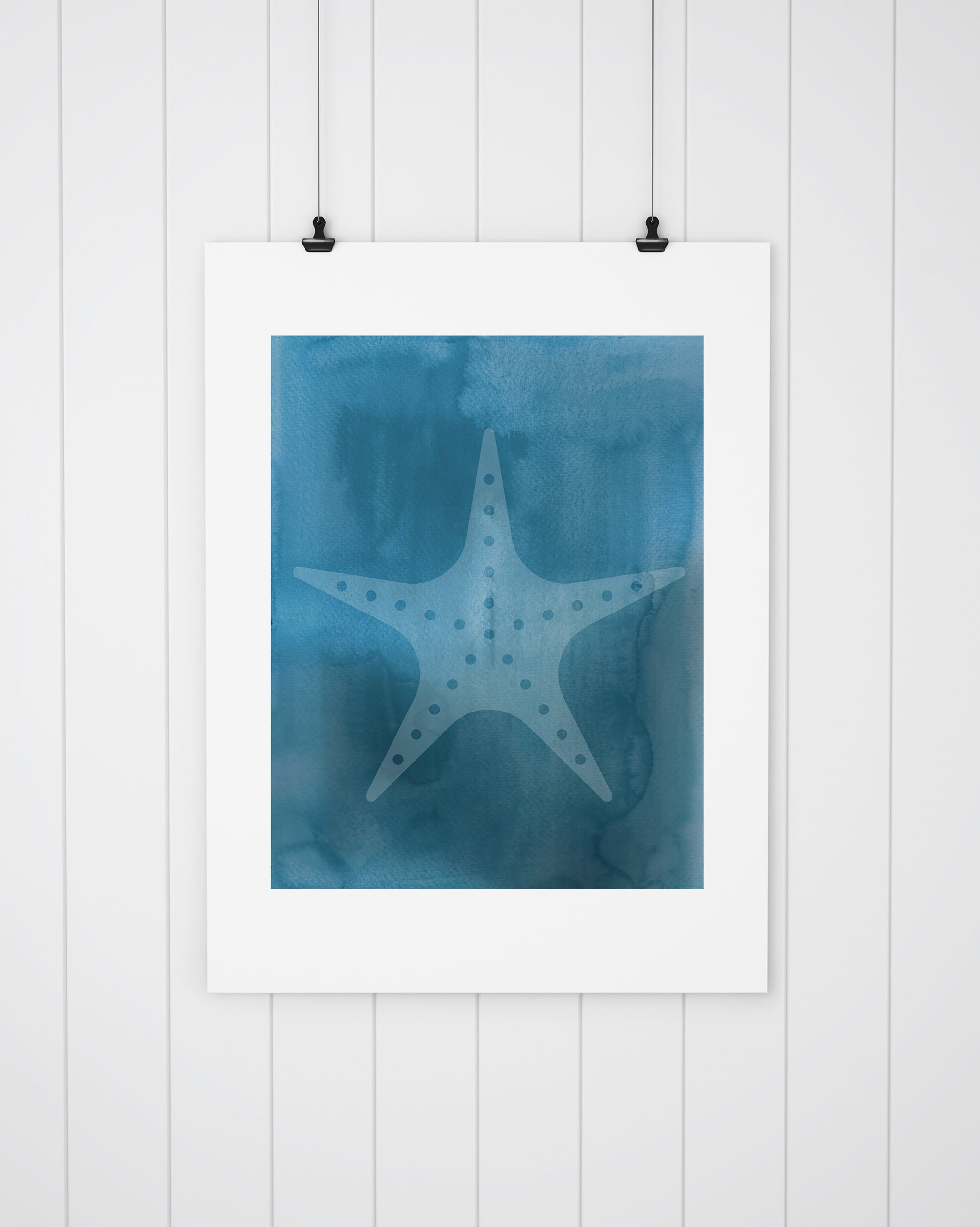 Boho Beach Print, Starfish, Printable Wall Art, Beach Wall Decor ...