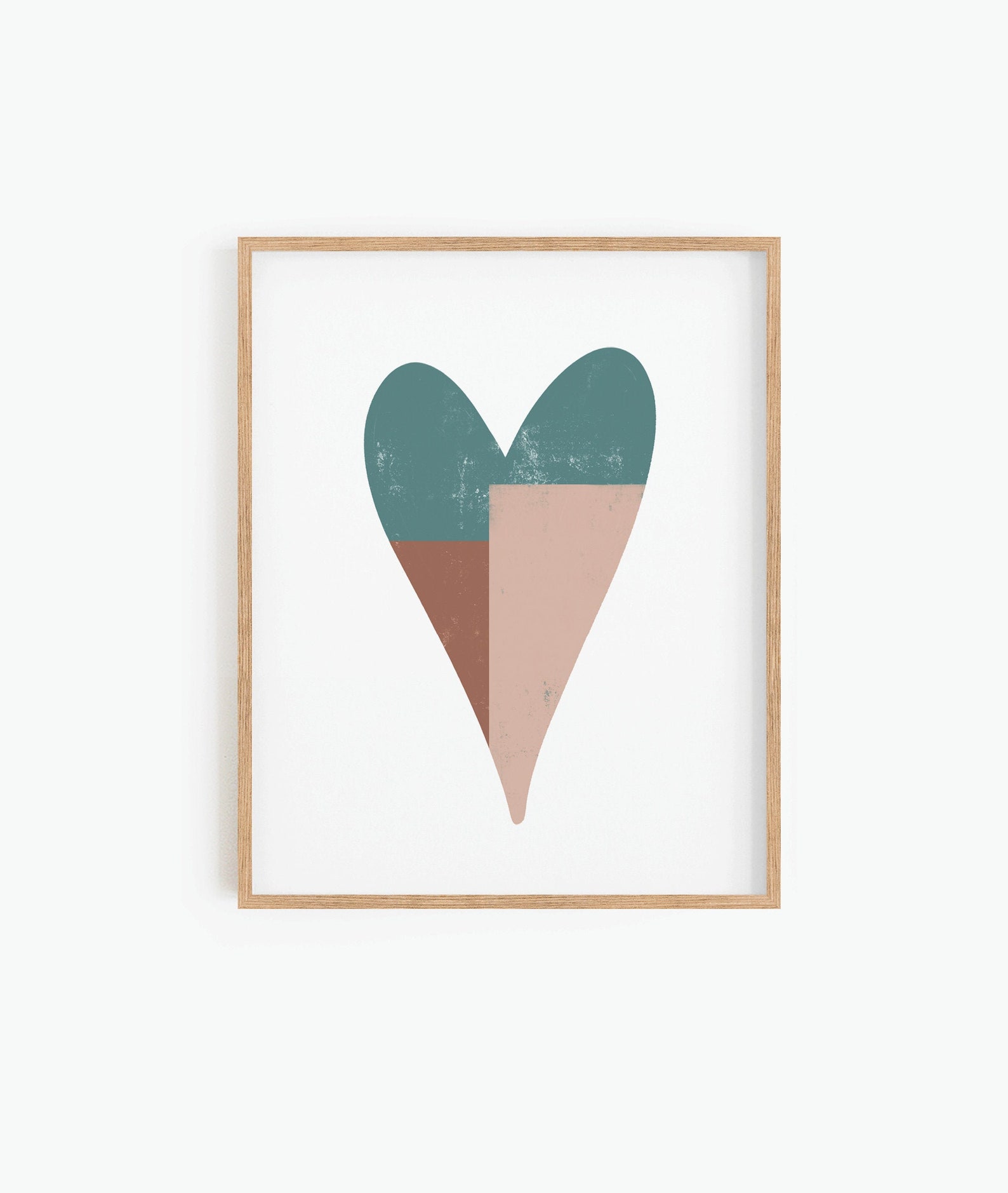 Heart Poster Printable Wall Art Boho Wall Decor Aesthetic - Etsy Singapore