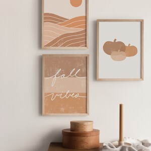 Fall Decor, Printable Wall Art, Set of 3 Prints, Pumpkin Decor ...