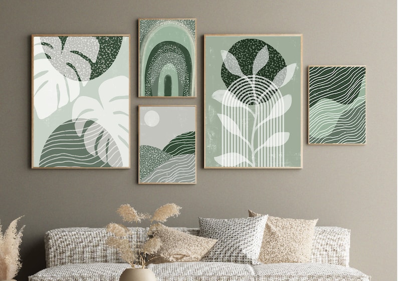 Sage Green Home Decor Printable Wall Art Gallery Wall Art - Etsy