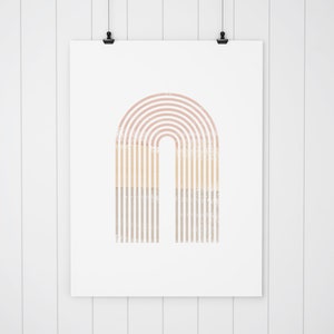 Boho Rainbow Print, Printable Wall Art, Boho Art Print, Boho Nursery ...