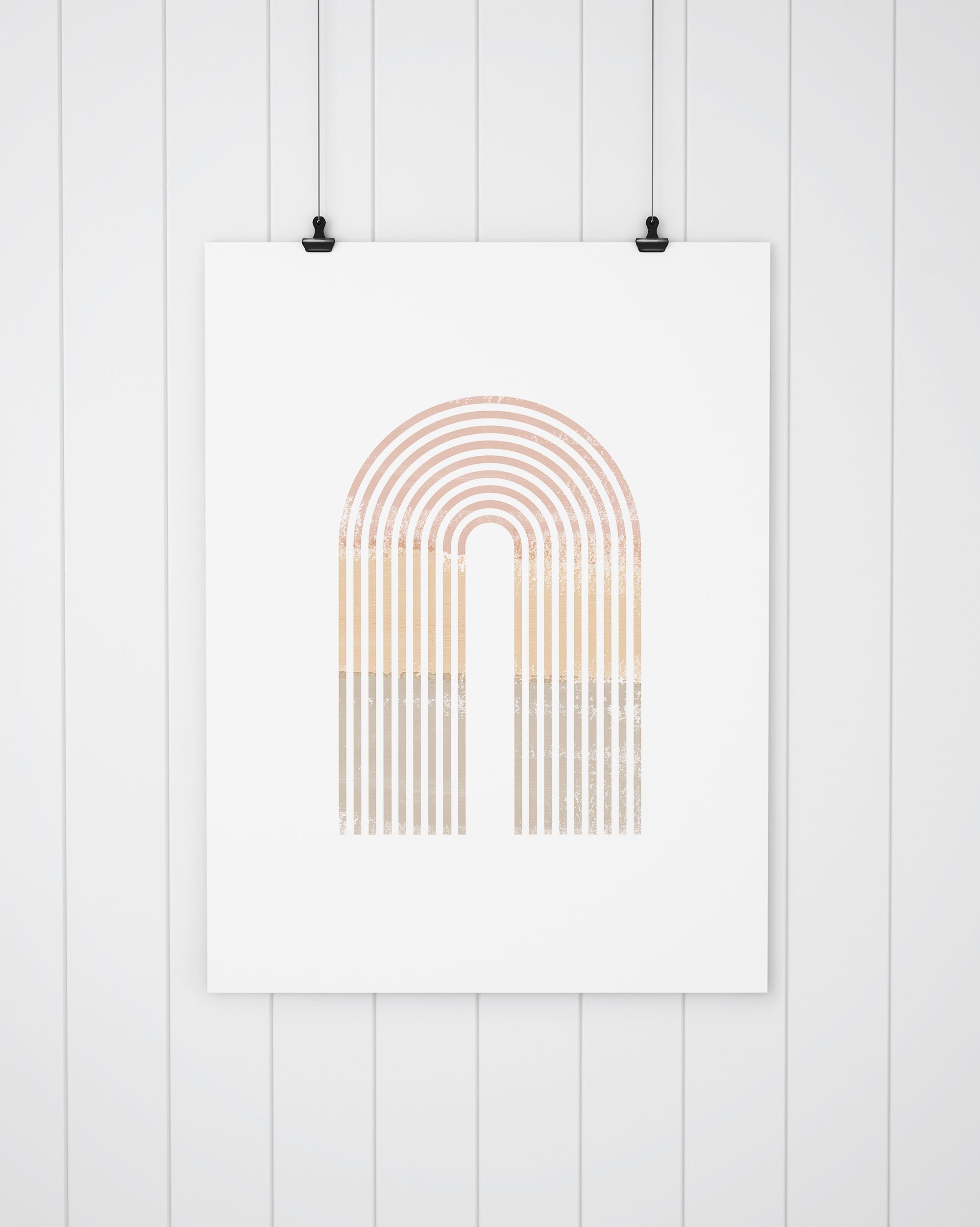 Boho Rainbow Print Printable Wall Art Boho Art Print Boho | Etsy