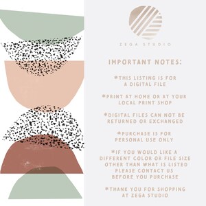 Abstract Art Print, Printable Wall Art, Boho Home Decor, Aesthetic Wall ...