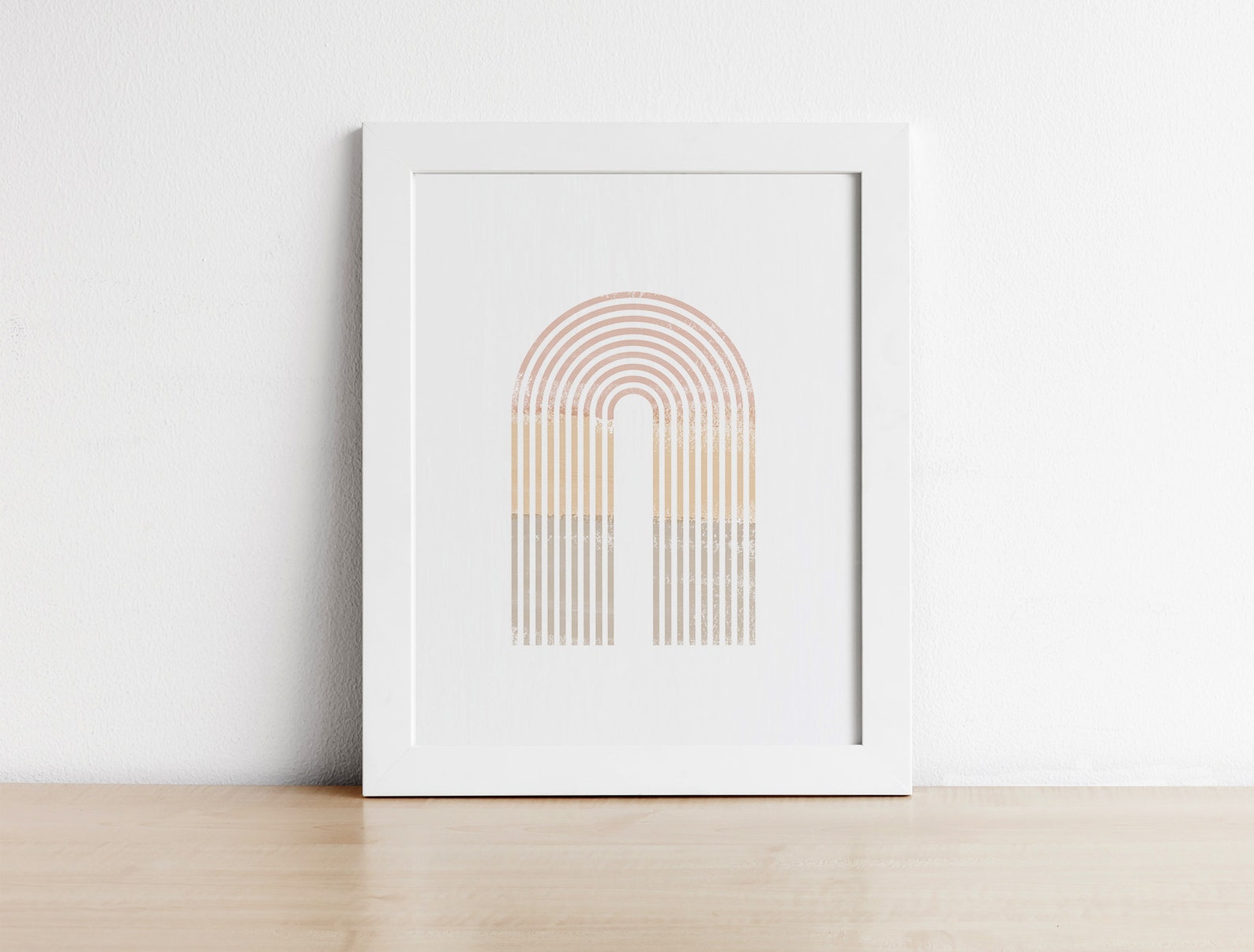 Boho Rainbow Print, Printable Wall Art, Boho Art Print, Boho Nursery ...