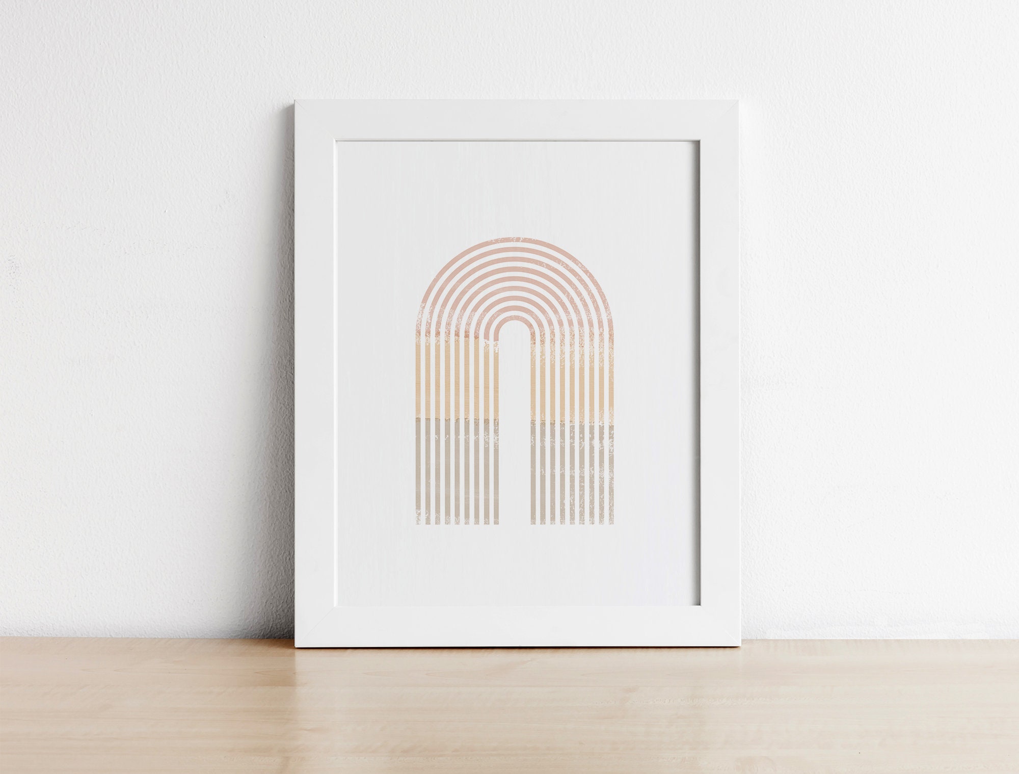 Boho Rainbow Print Printable Wall Art Boho Art Print Boho | Etsy