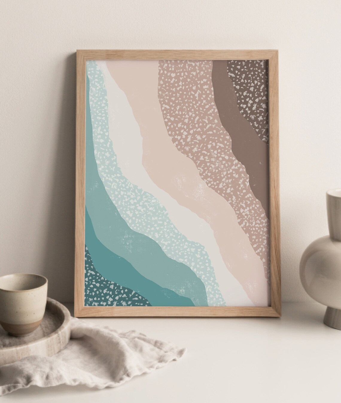Ocean Waves Printable Wall Art Boho Beach Decor Coastal - Etsy UK