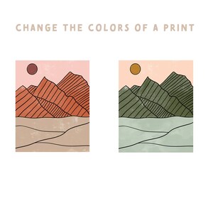Custom Print, Color Change, Printable Wall Art, Personalized Wall Art ...