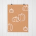 Pumpkin Decor Printable Wall Art Boho Wall Decor Autumn - Etsy