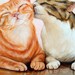 Two Cats Original Painting Love Art Cats Art Portrait Pet Valentine's ...