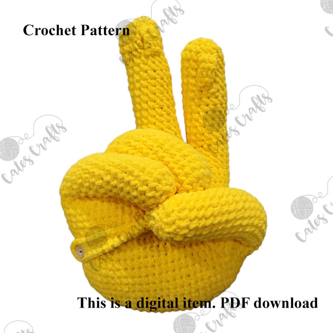Crochet Posable Hand Pattern - Etsy