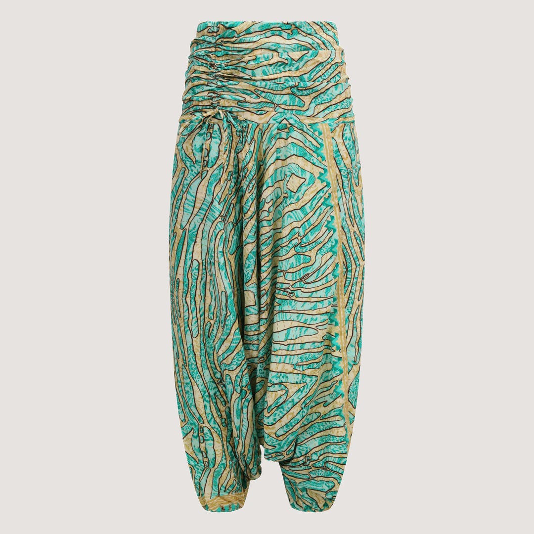 SARI SILK HAREM Trousers / Aladdin Pants / Hippy / Comfy Clothing ...