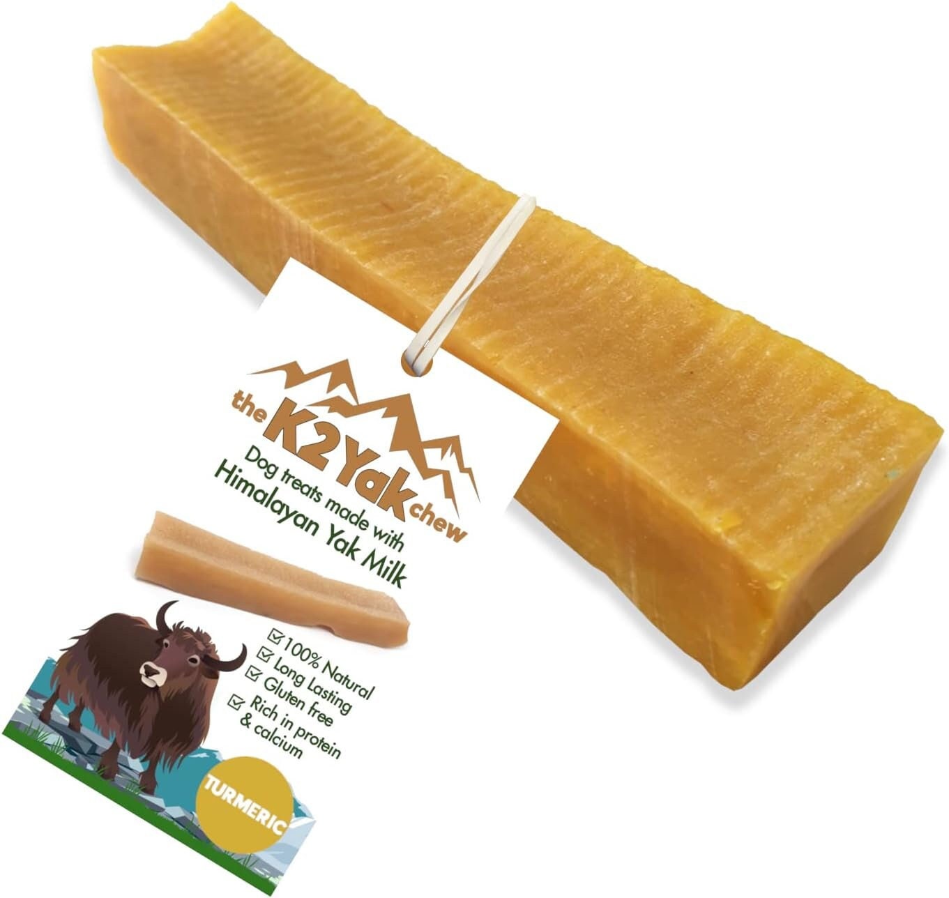 K2 Yak Chews TURMERIC Flavour Long Lasting Natural Dog Treats - Etsy