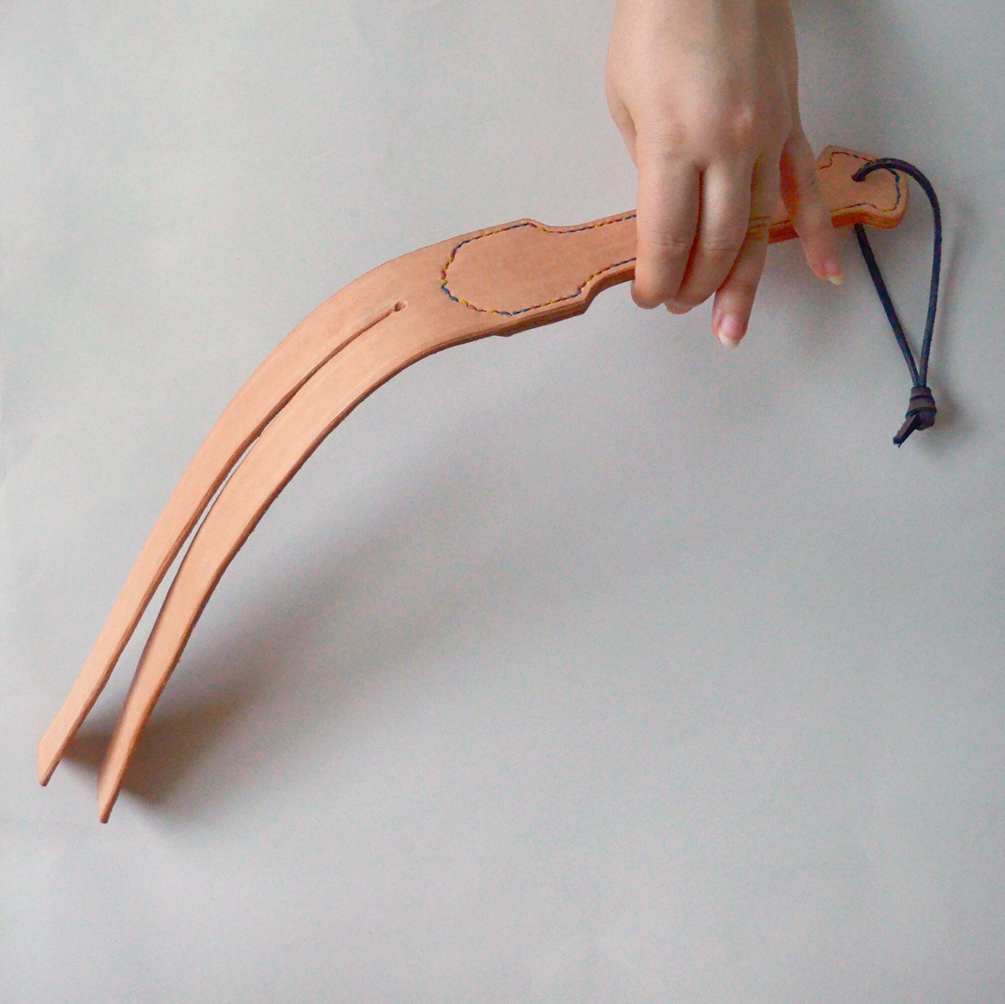 Spanking Leather Tawse Soft Handmade Bdsm T Etsy