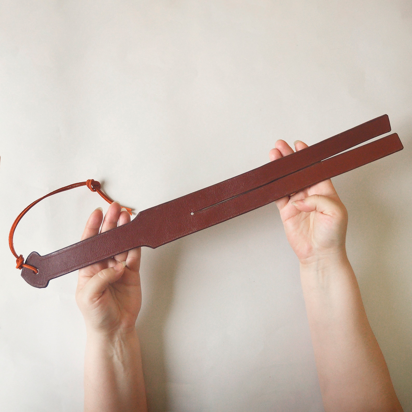Spanking Leather Tawse Handmade Bdsm T Etsy