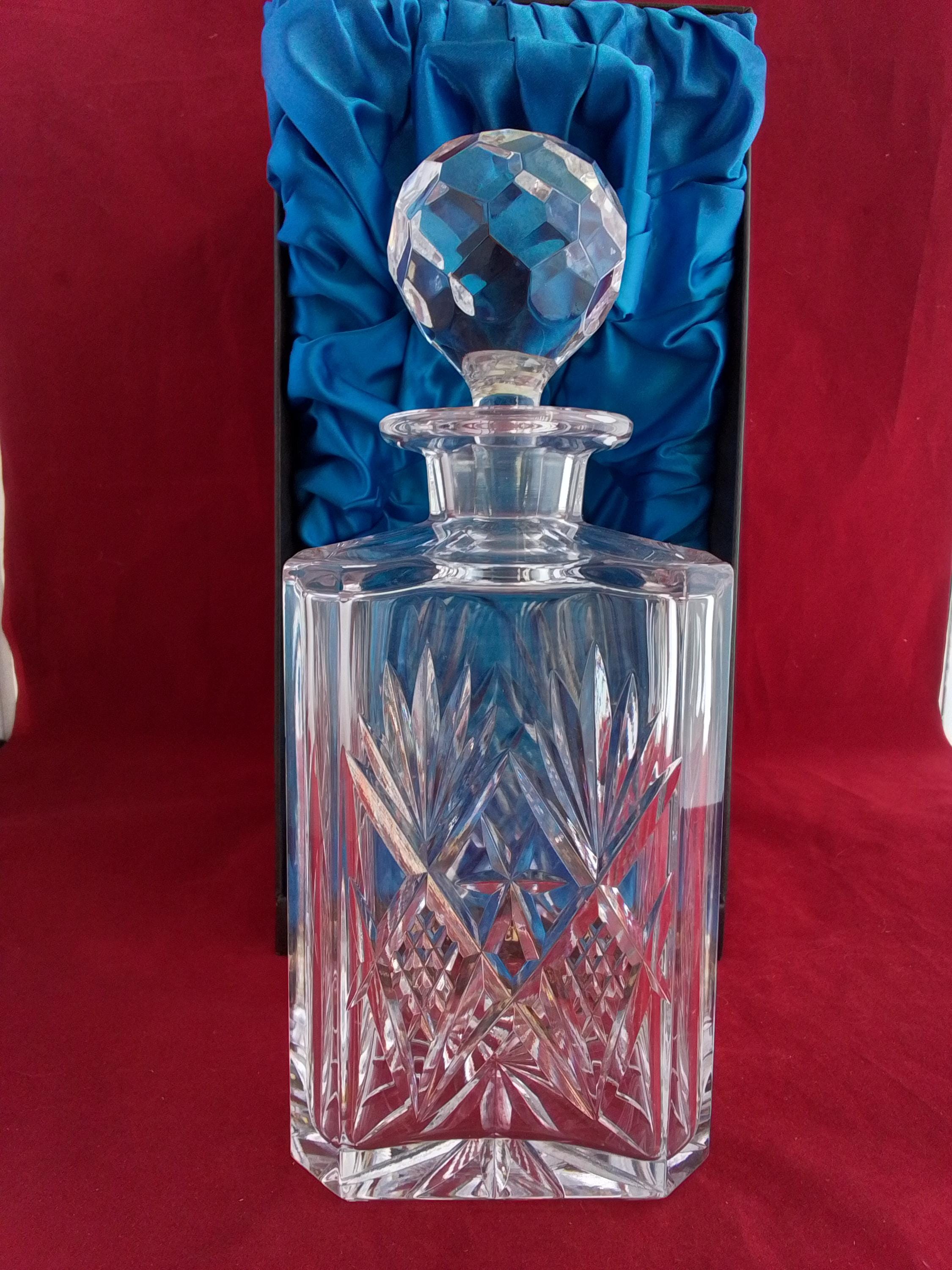 Thomas Webb Crystal Whisky Set x 4 Glasses & Decanter - Etsy