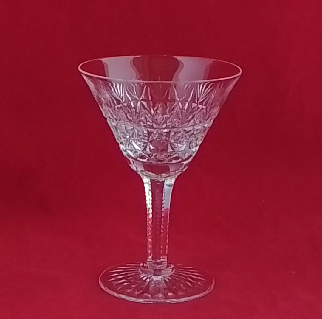 Thomas Webb Crystal Wellington Cocktail / Martini Glass - Etsy