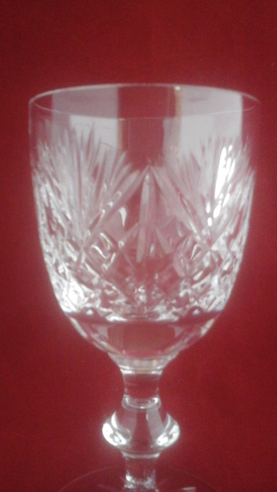Edinburgh Crystal Iona Wine Glass - Etsy