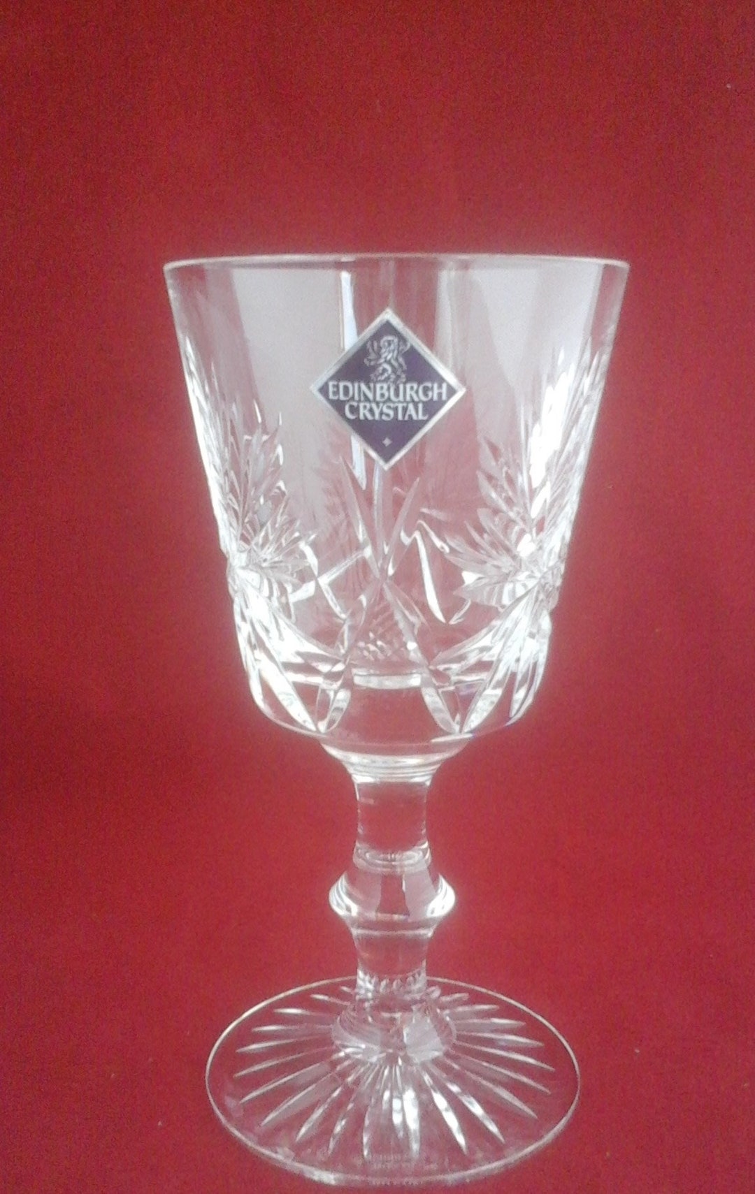 Edinburgh Crystal Star of Edinburgh Goblet - Etsy