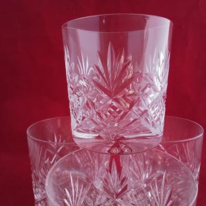 Thomas Webb Crystal Whisky Set x 4 Glasses & Decanter - Etsy