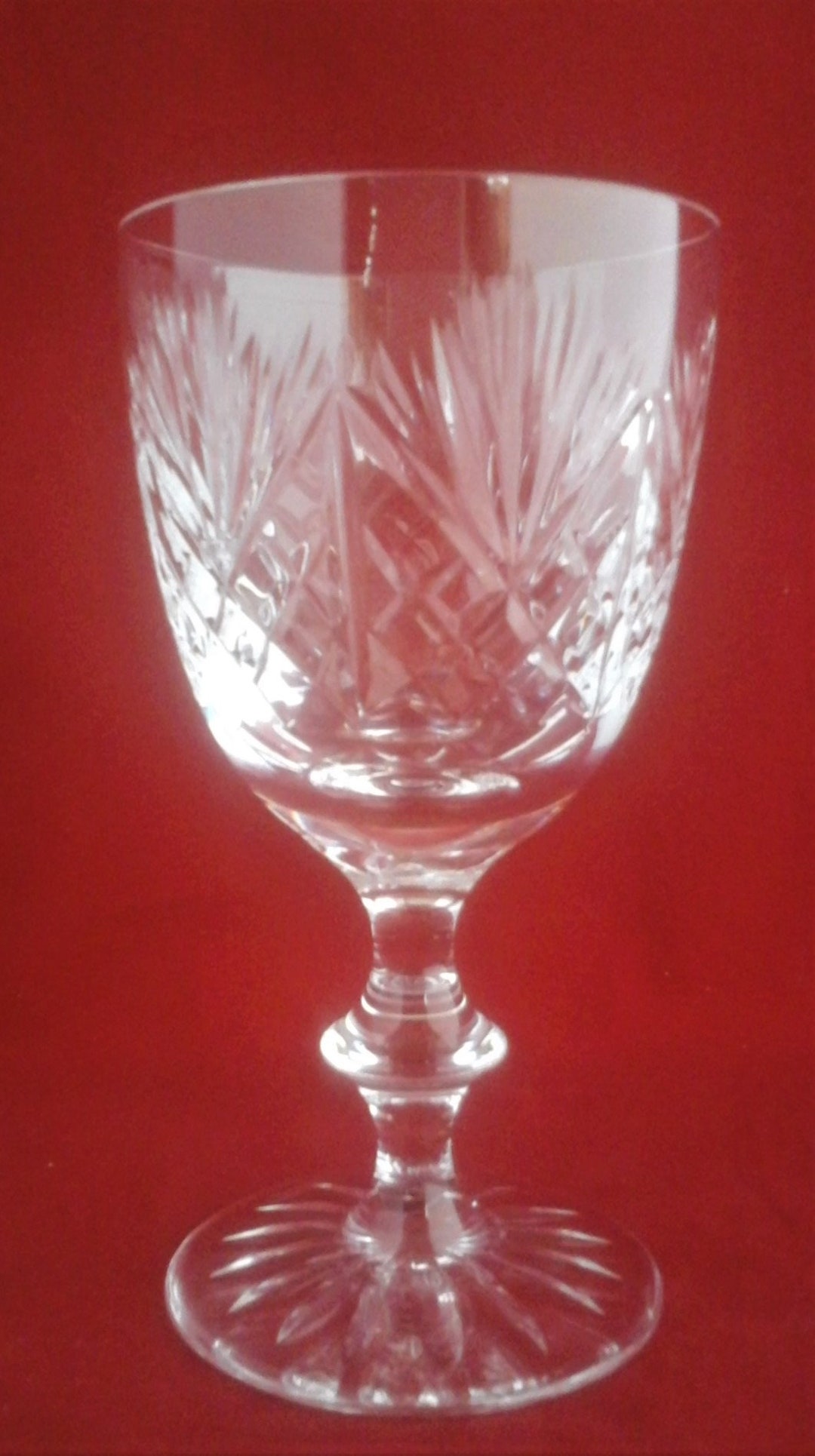 Edinburgh Crystal Iona Large Wine - Etsy UK