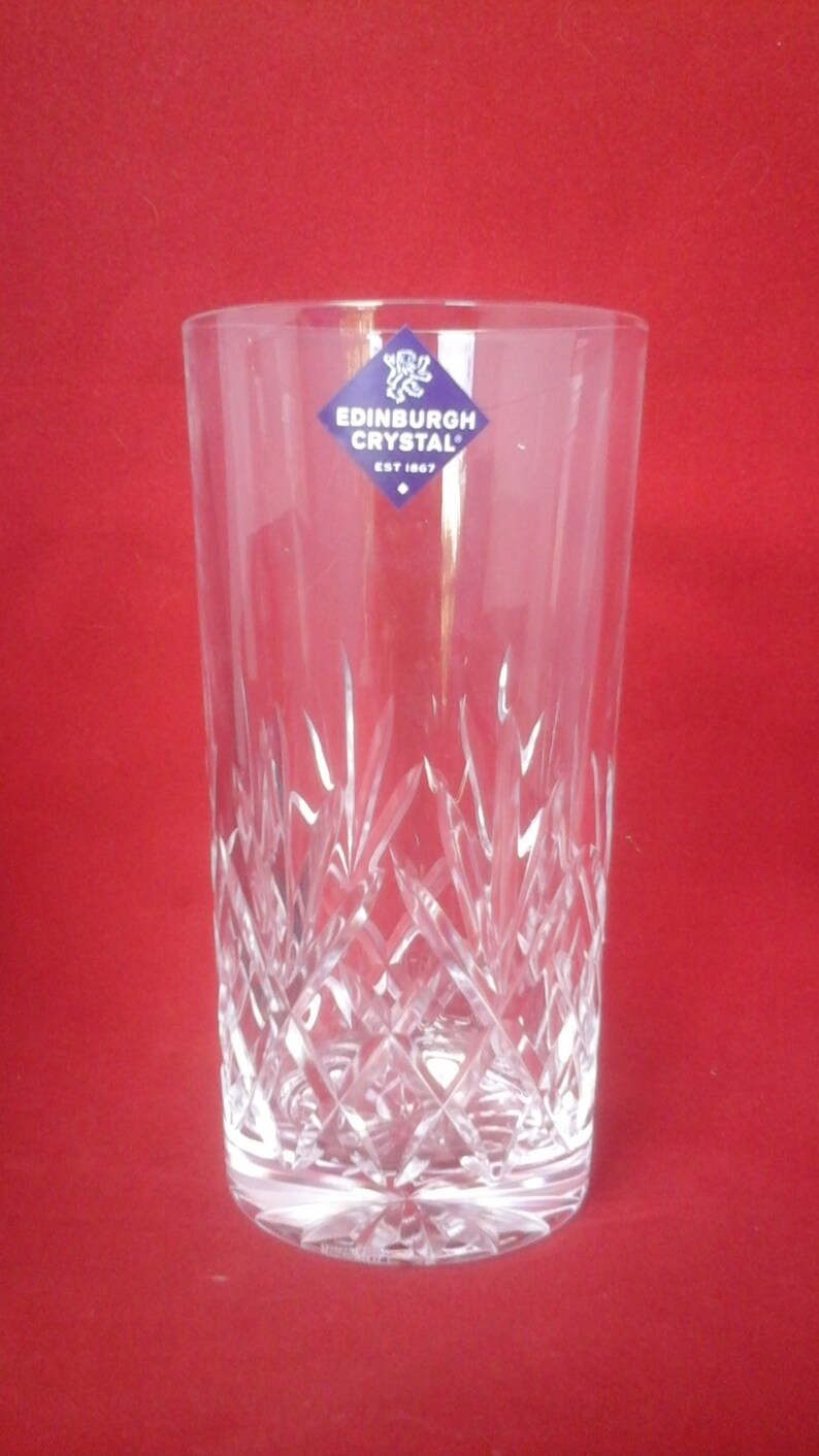 Edinburgh Crystal Presentation Box of 2 Highball Tumblers - Etsy UK