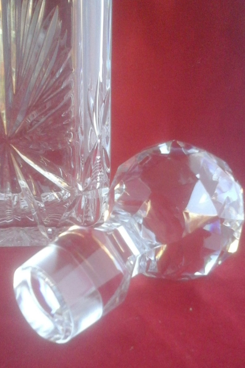 Edinburgh Crystal Star of Edinburgh Square Whisky Decanter - Etsy