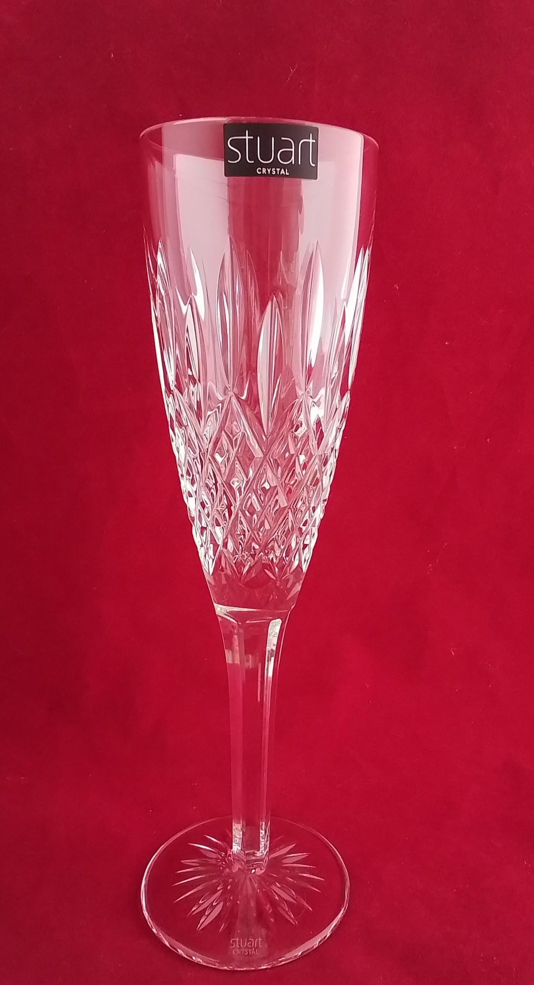 Stuart Crystal Shaftesbury Flute Champagne - Etsy