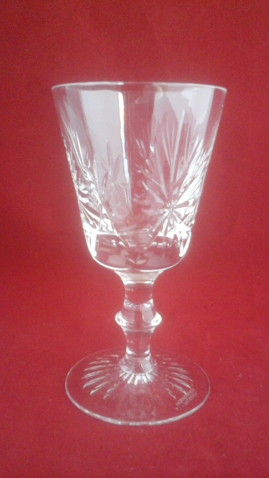 Edinburgh Crystal Star of Edinburgh Small Wine Glass - Etsy