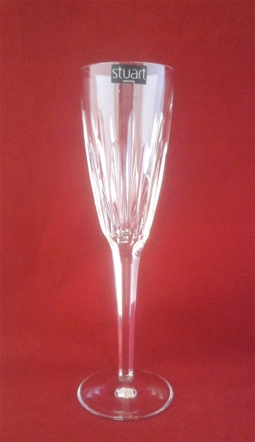 Stuart Crystal Monaco Flute Champagne - Etsy