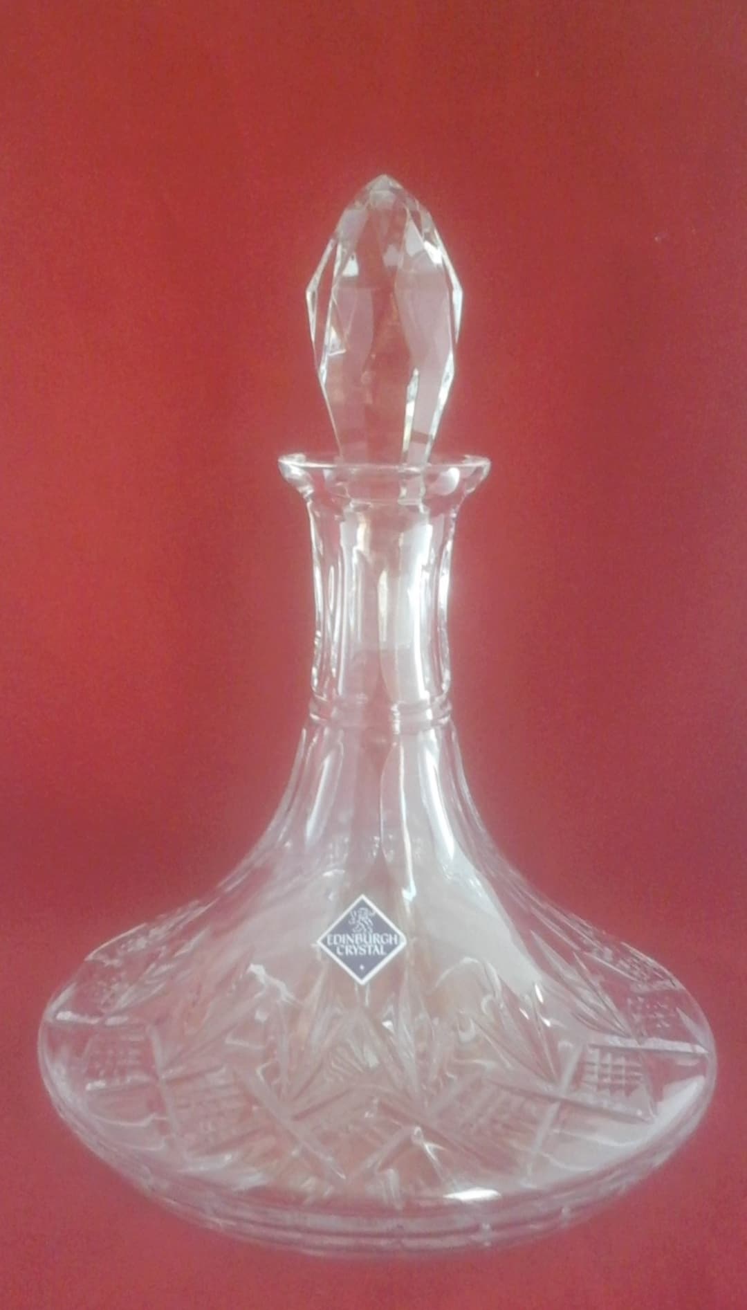 Edinburgh Crystal Skye Ships Decanter - Etsy