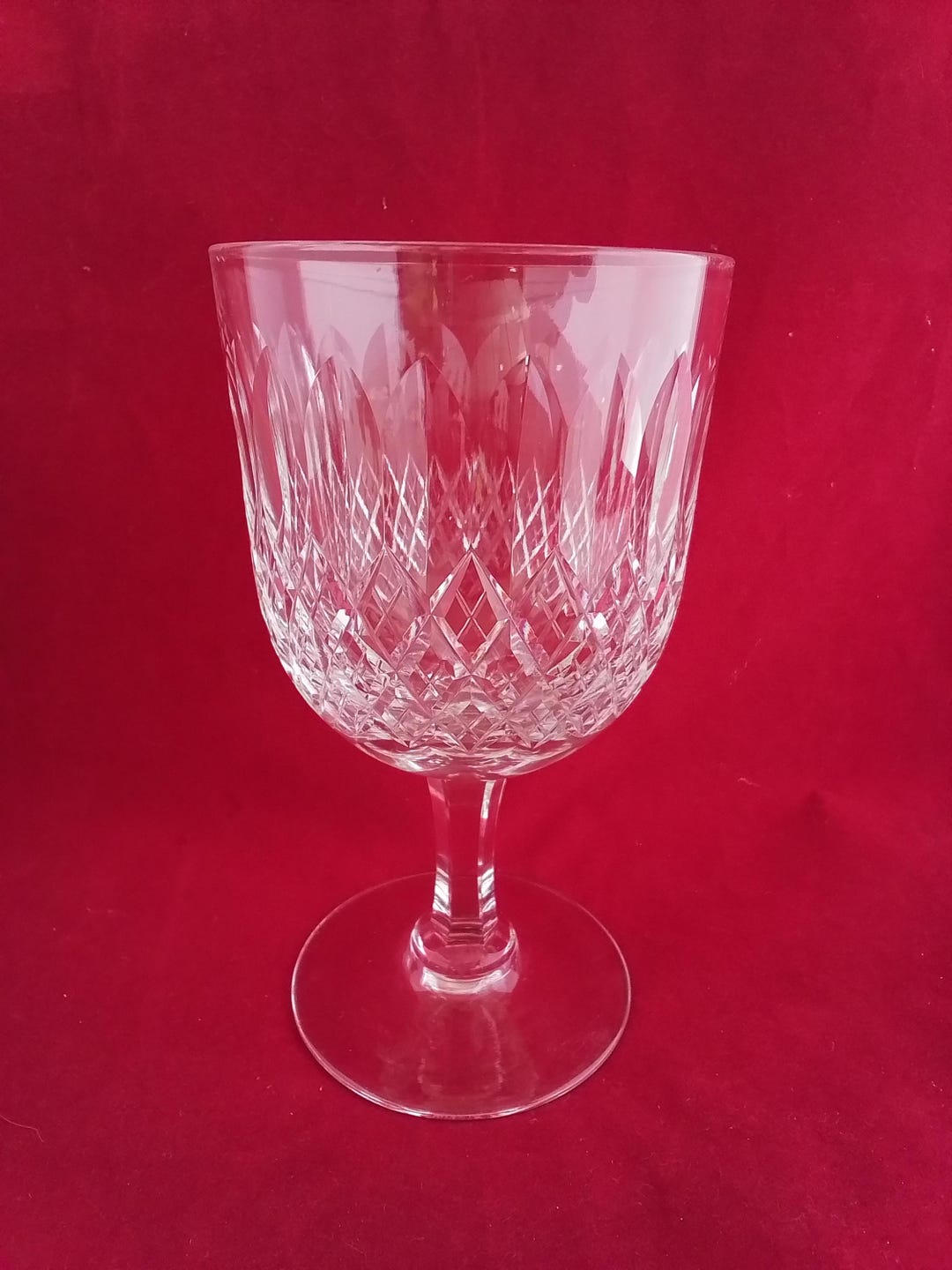 Thomas Webb Crystal Normandy Goblet - Etsy