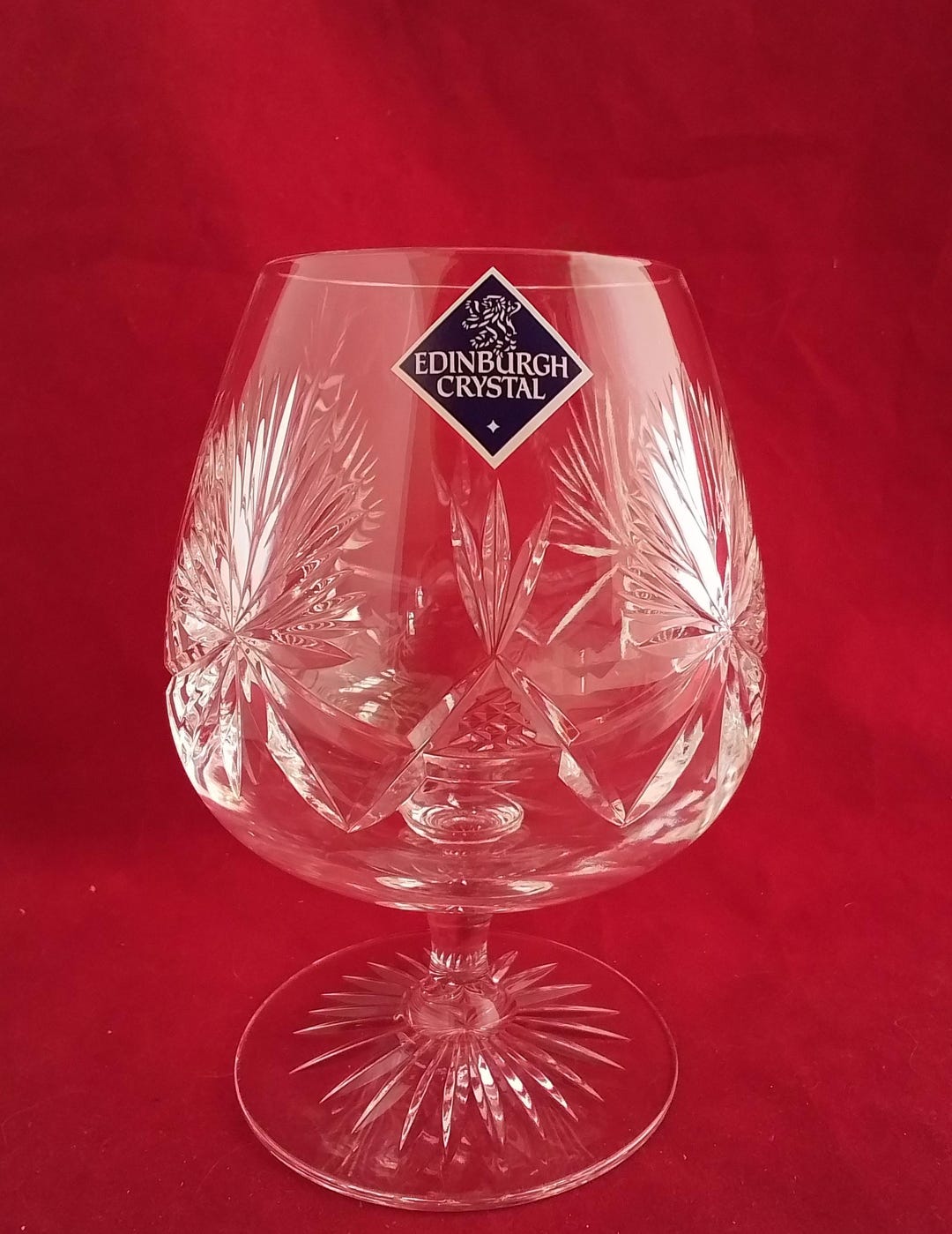 Edinburgh Crystal Star of Edinburgh Large Brandy Glass - Etsy