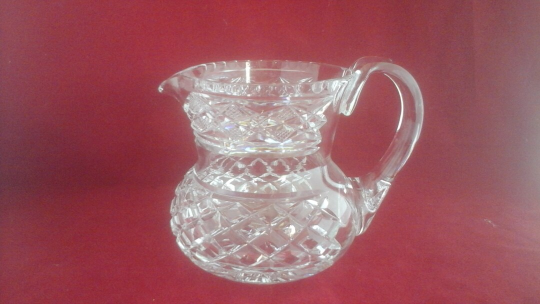 Edinburgh Crystal Pitcher - Early Example - Etsy