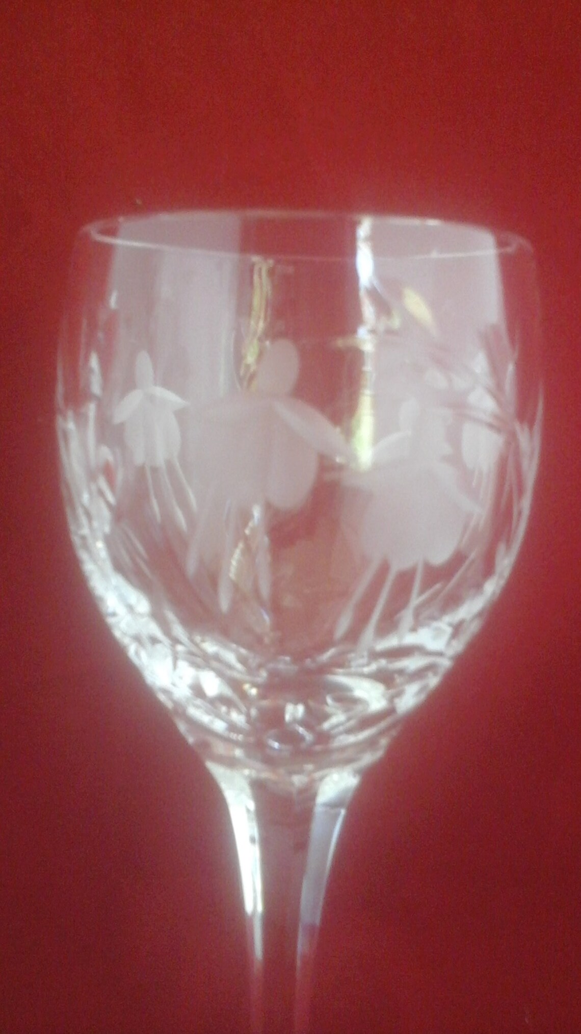 Stuart Crystal Cascade Small Wine Glass - Etsy